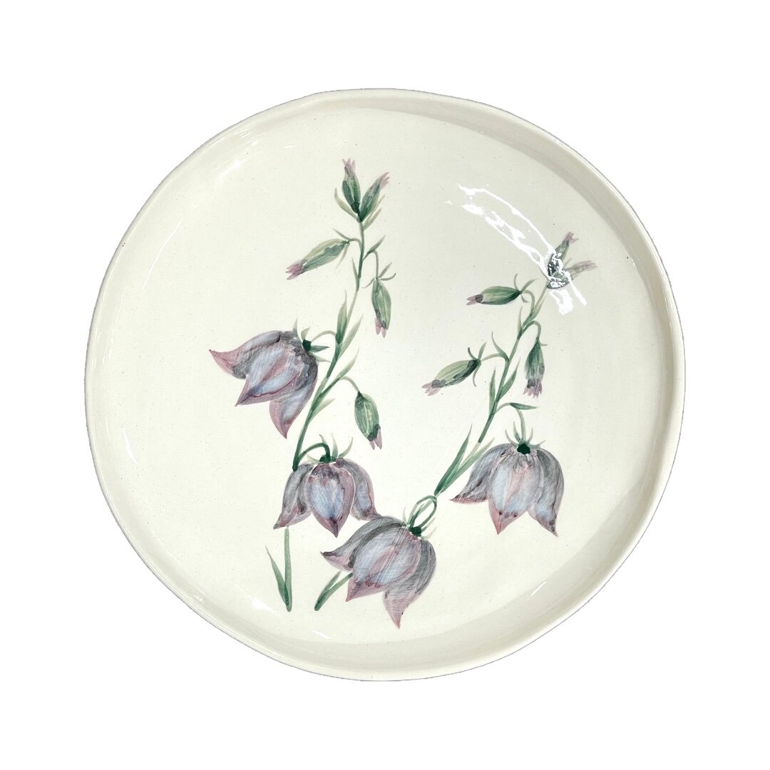 Блюдо ручной работы Верба керамика «Колокольчик», керамика, 24 см