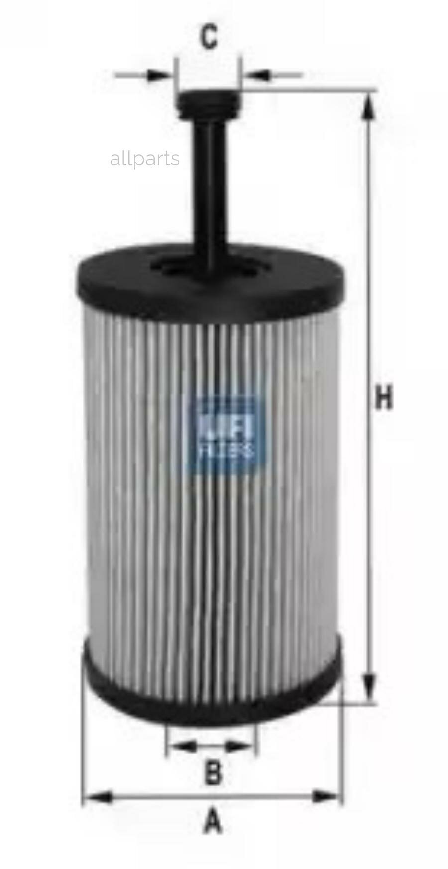 UFI 2503200 UFI Фильтр масляный 25.032.00