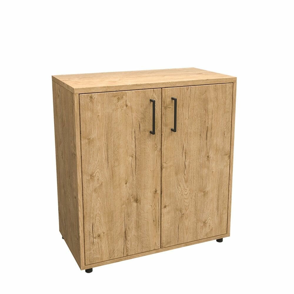 Тумба офисная 2-х дверная Т75, р. 700х370х750, Дуб бунратти