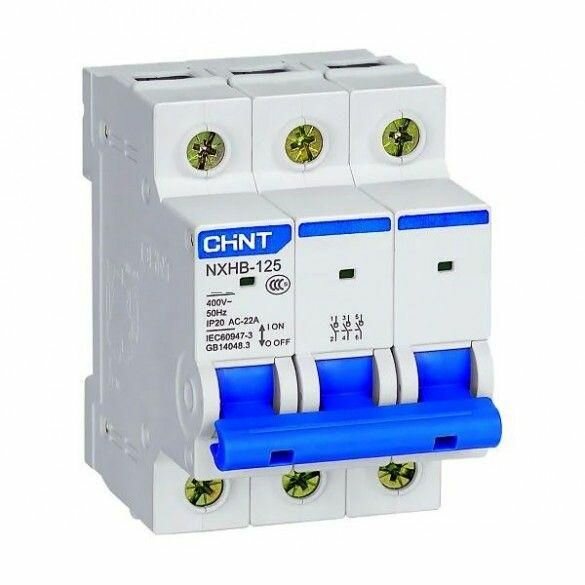 Выключатель нагрузки CHINT NXHB-125, трехполюсный, 63А, 25 кВт