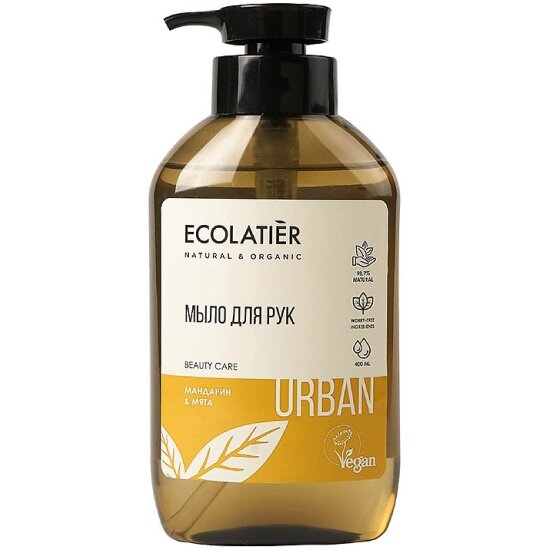Жидкое мыло для рук Ecolatier Urban Мандарин и Мята, 400 мл