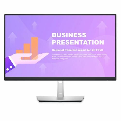 23.8" Монитор Dell P2422HE, 1920x1080, IPS, 1хHDMI, 1хDP, черный и серебристый [2422-5205]