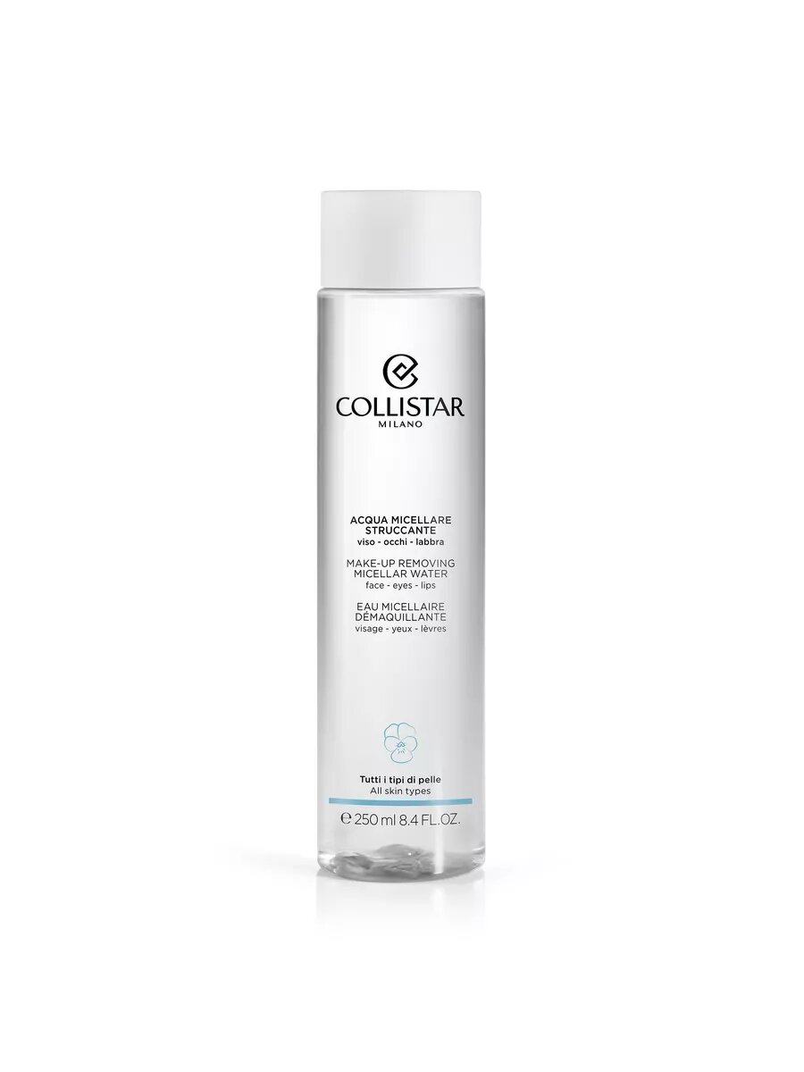 Мицеллярная вода Collistar Make-Up Removing, для чувствительной кожи, 250мл, Италия