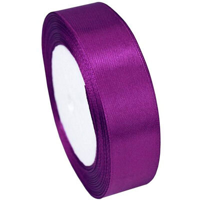 Лента атласная 50ммх23м фиолетовая