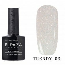 ELPAZA гель-лаки Trendy, 10 мл, № 03