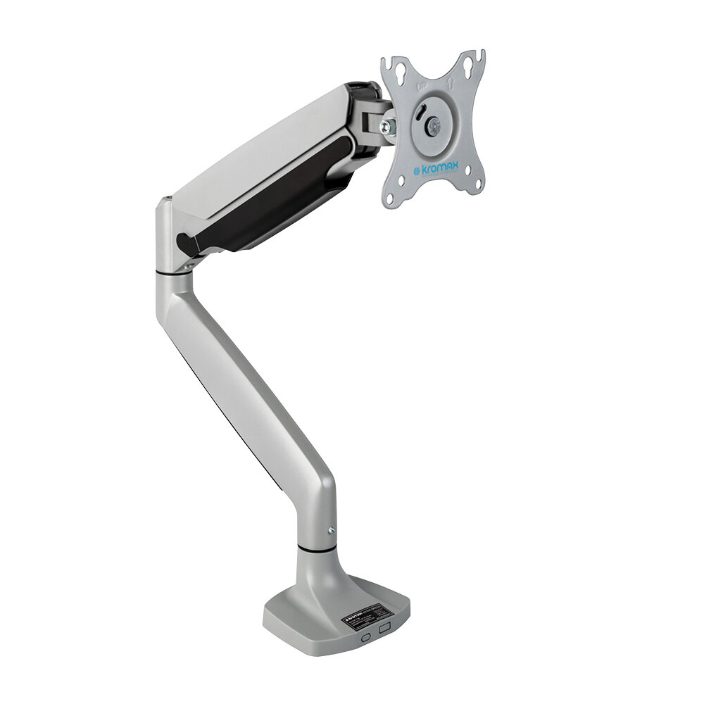KROMAX OFFICE-21 SILVER настольный кронштейн для мониторов 17"-45"