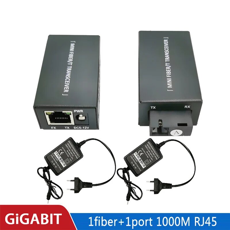 Sevenlayer JYD-16G2E Мини медиаконвертер 10/100/1000Mbps iron and power