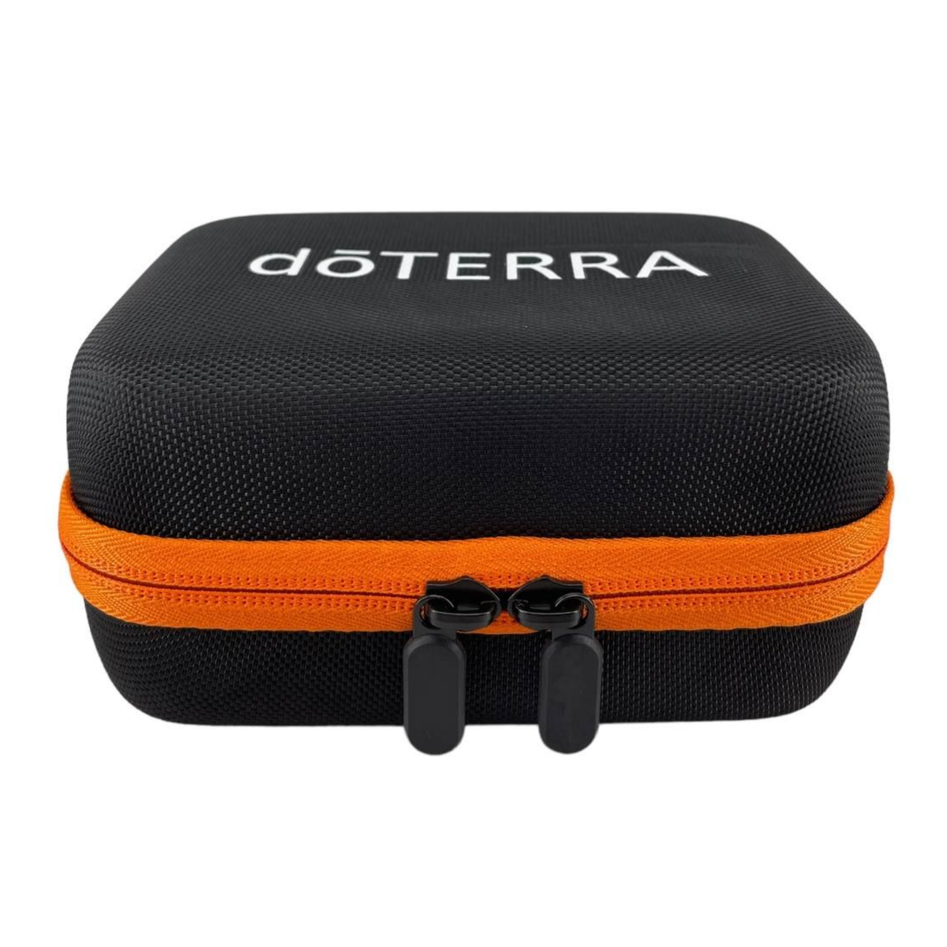 Сумка для эфирных масел с логотипом doTERRA на 12 флаконов по 15мл. Оранжевая молния.