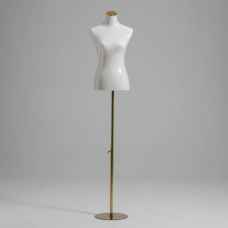 Манекен для верхней части тела "Мужской и женский", черно-белый, с платформой