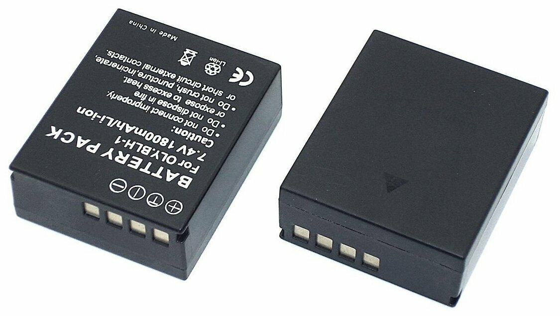 Аккумулятор для фотоаппарата Olympus BLH-1, 7.4V, 1800mAh, код mb077182
