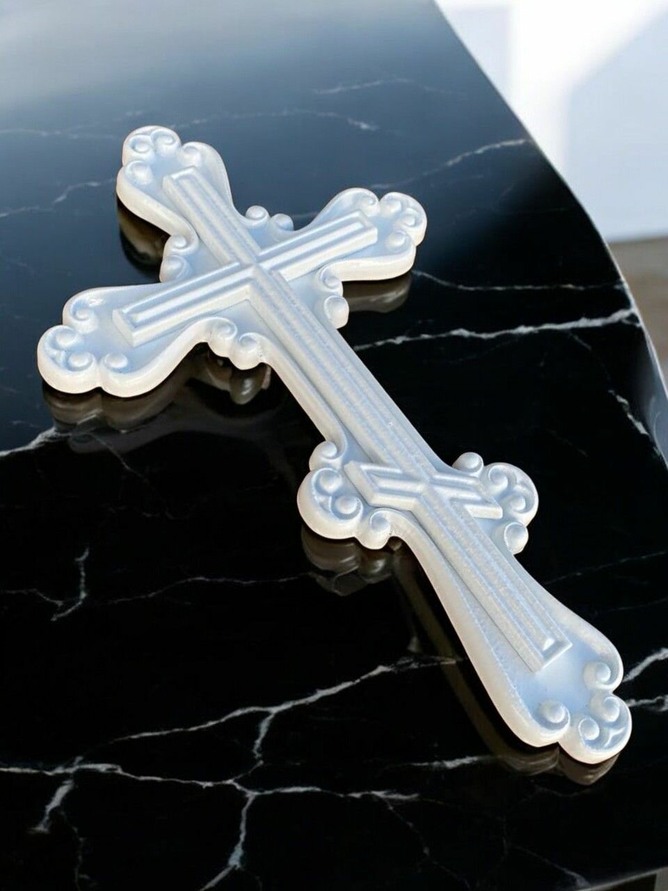 Крест накладной для оформления памятника