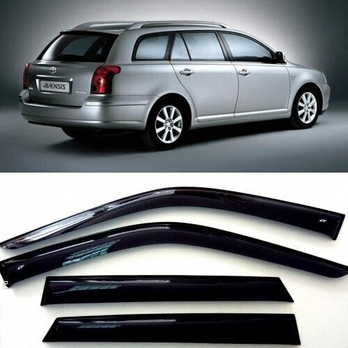 Дефлекторы боковых окон TOYOTA Yaris Тойота Ярис / Vitz Витц 5дв. (2005-2011)