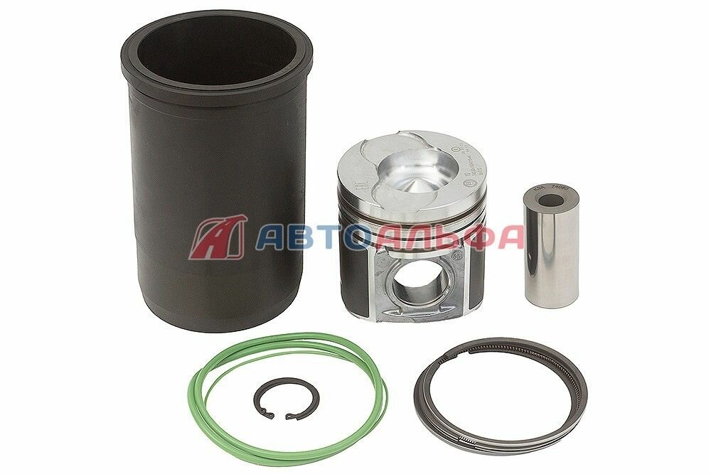 Гильза с поршнем КАМАЗ Евро-2 с пальцем и кольцами "Дальнобой"