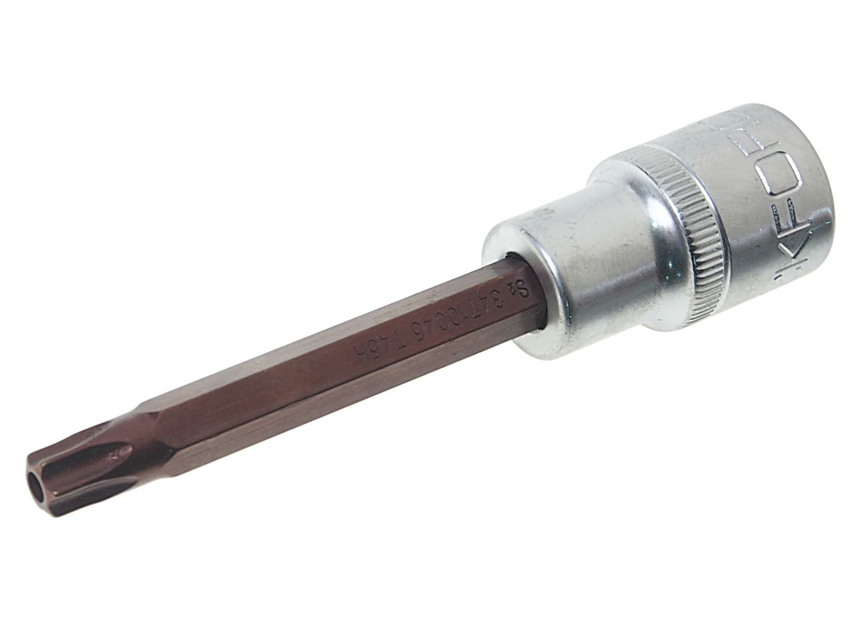 Головка-бита TORX T45 с отверстием 1/2 100мм ROCKFORCE