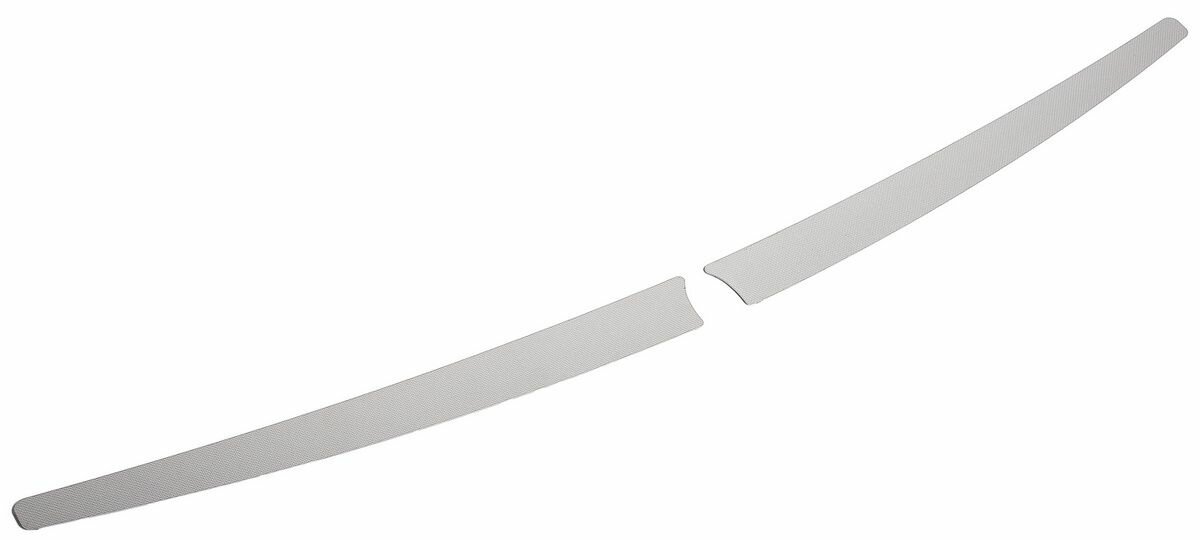 Накладки на задний бампер Rival для Kia Ceed II рестайлинг хэтчбек 2015-09.2018, нерж. сталь, 2 шт, NB. H.2804.1