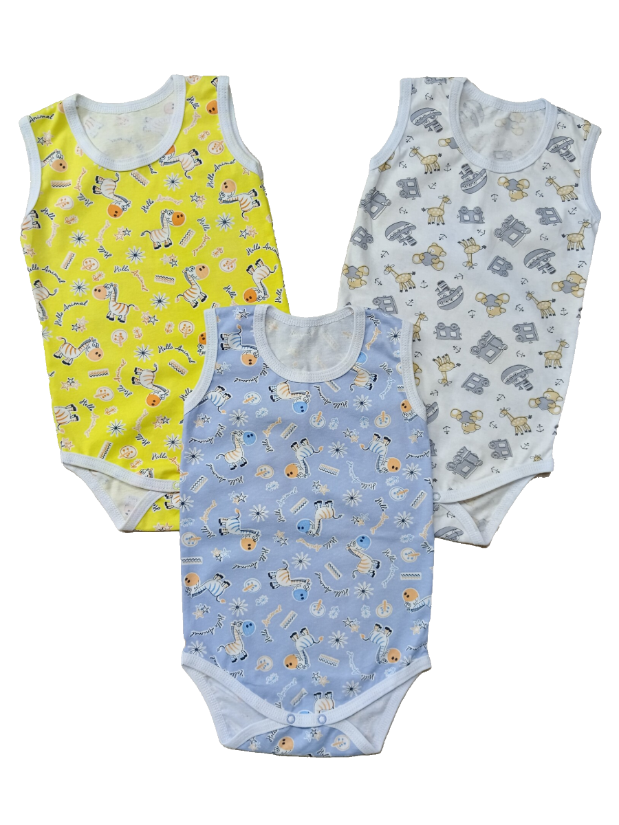 Боди базовая, комплект из 3 шт.