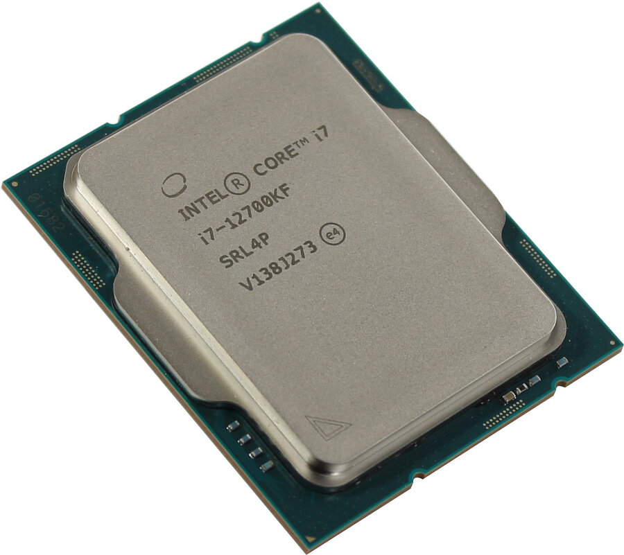 Процессор Intel Core i7-12700KF, 12 ядер, 190 Вт, OEM без кулера