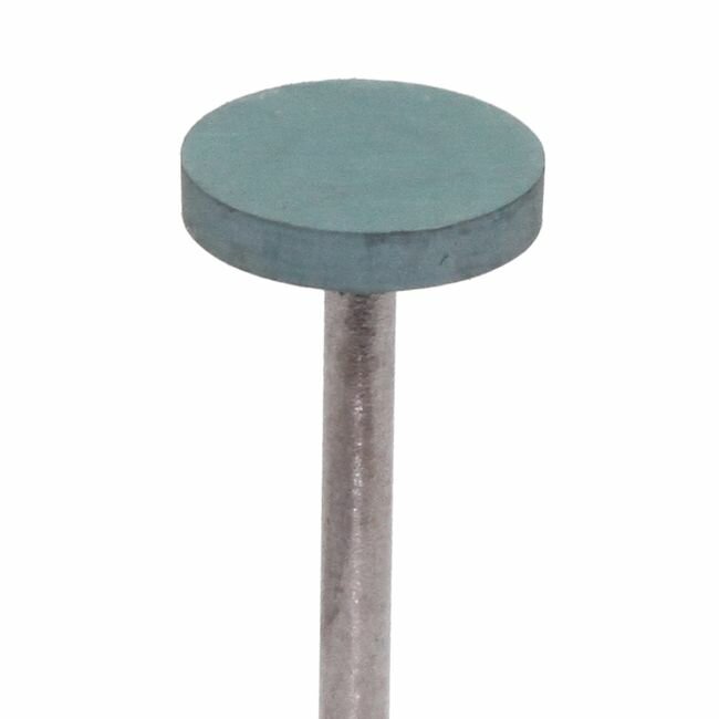 Силиконовый полир Yamahachi №11 для финишной обработки сплавов и пластмасс, зеленый, 12 мм, 12 шт (Япония)