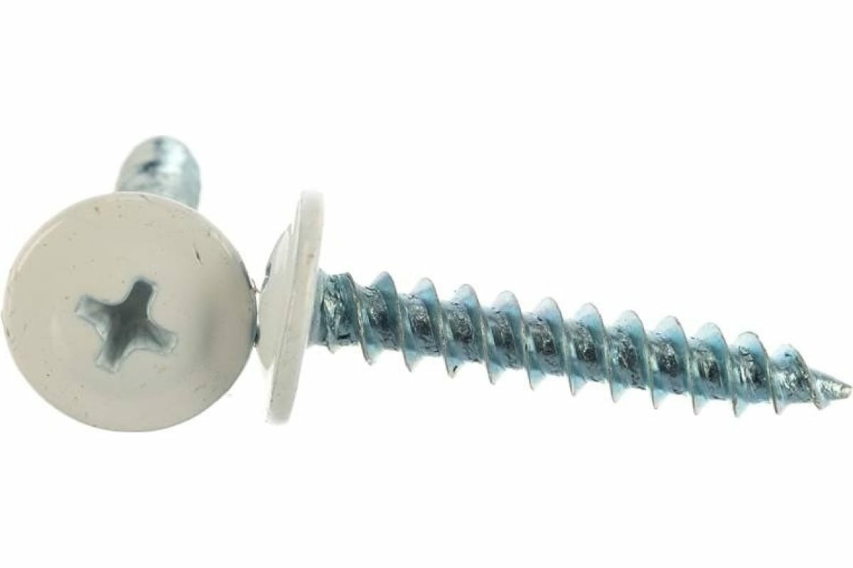 Крепежная техника прессшайба белая 4,2x16 ral 9003 острая 50шт 10600