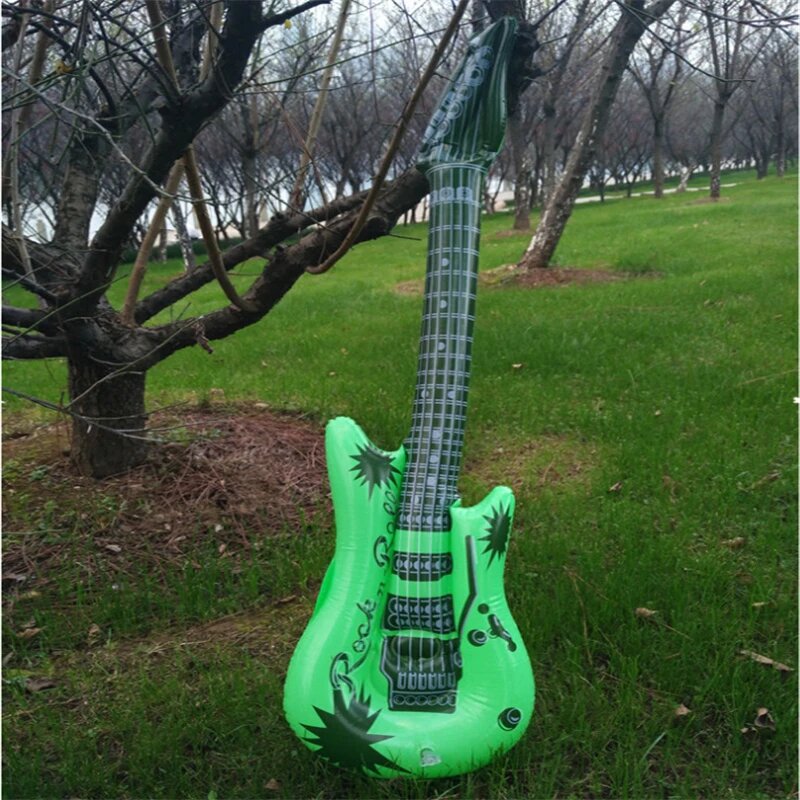 Надувная гитара YHZNXH 95 см Зеленый, green