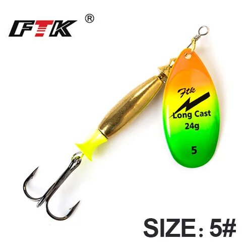 Блесна FTK Long Cast 24g, 5#, caises5