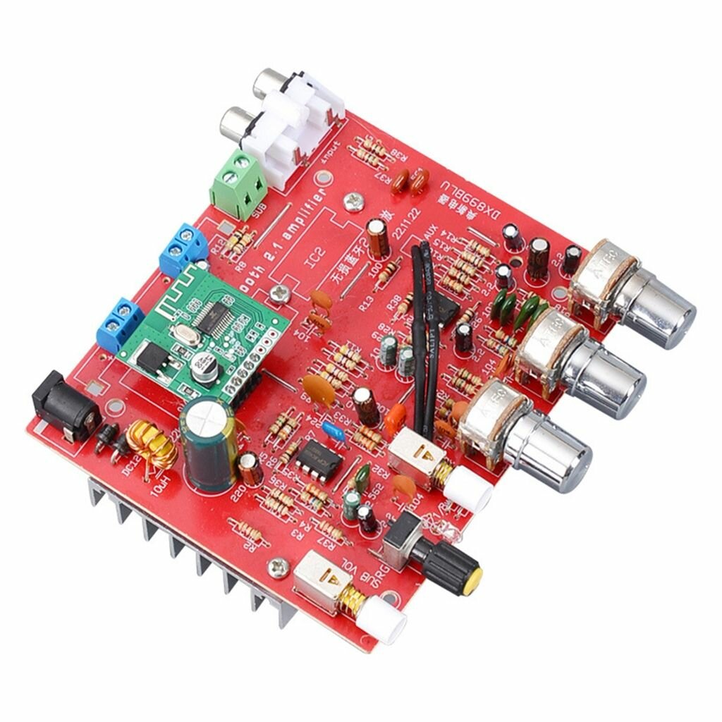 899 DC12V высокая мощность Bluetooth-усилитель без потерь + гальваническая серебряная ручка