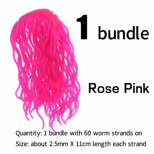 Bimoo мягкие силиконовые приманки для рыбалки 60 шт. Розовый, 1 bundle rose pink