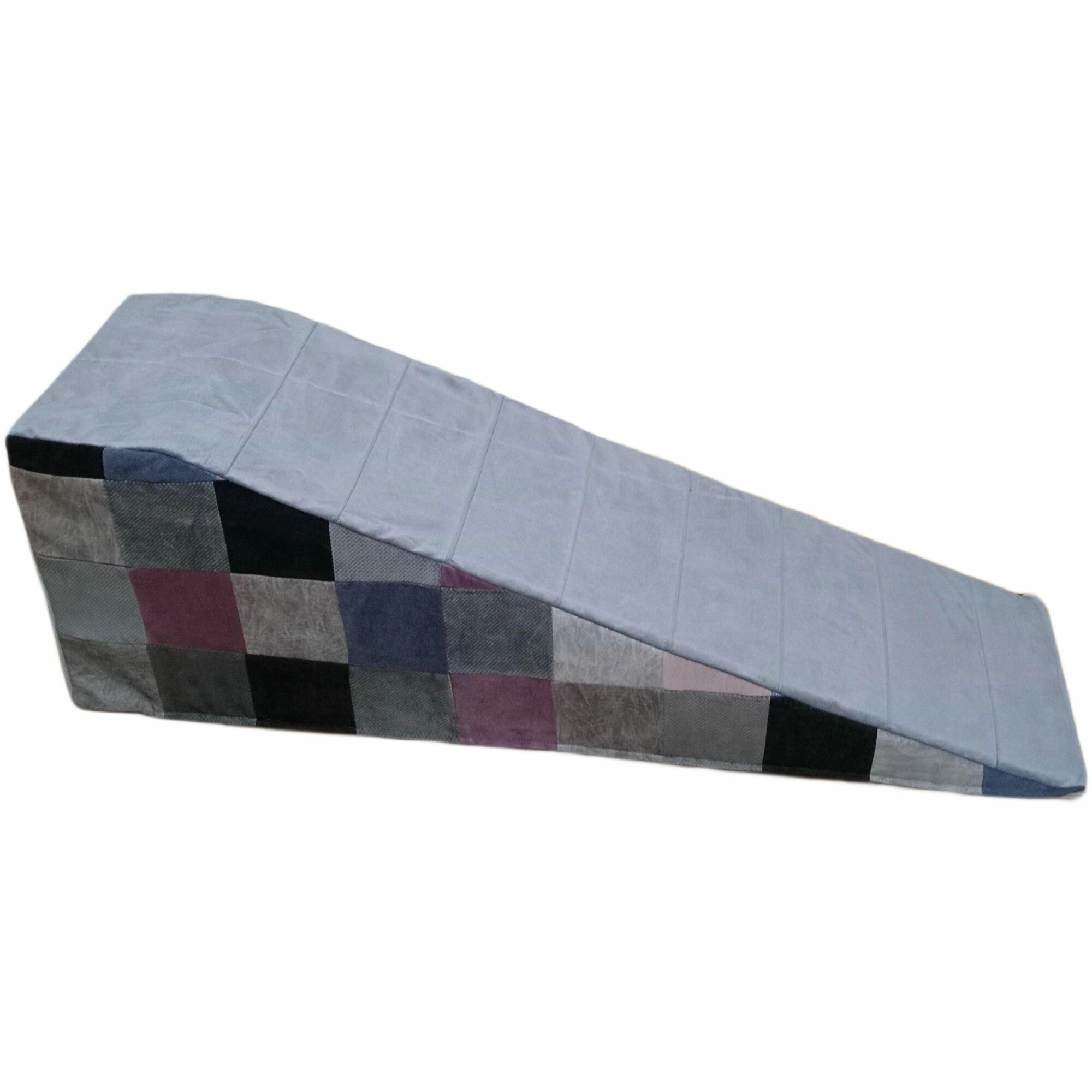 Горка - лестница, пандус для собак 35см высотой, серая мозаика