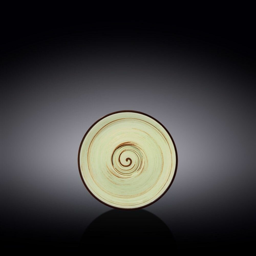 Блюдце Spiral Pistachio 12 см. Wilmax