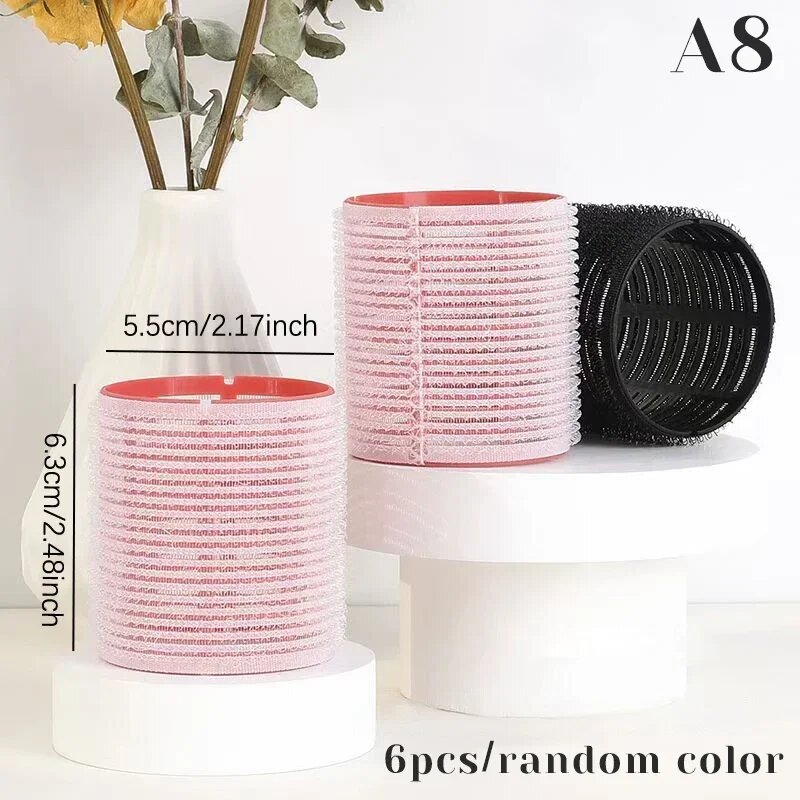 MOONBIFFY Самозажимные бигуди для волос 6 шт.