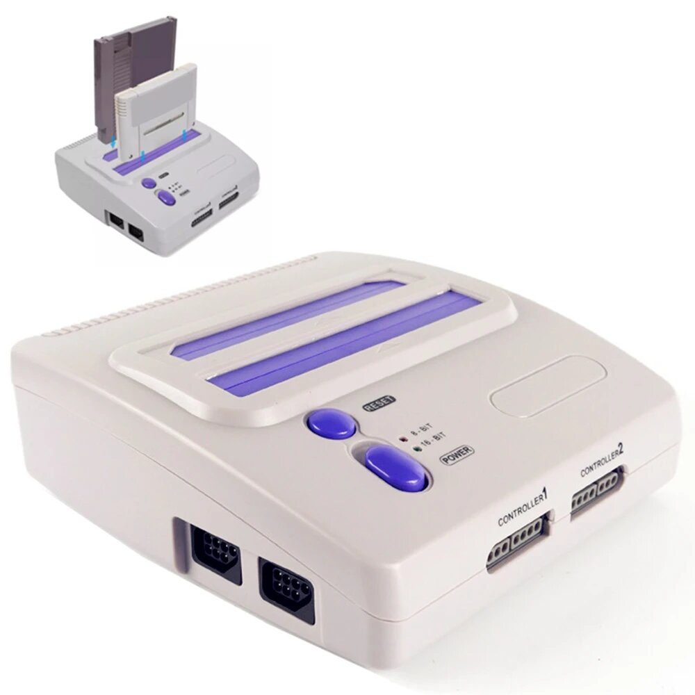 Двойная система HD для игровой консоли NES & SNES/SFC в стиле ретро, настоящая аппаратная поддержка N8 и флэш-карты Super SD2