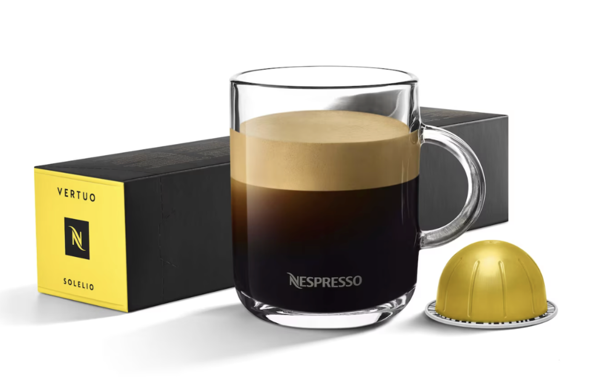 Кофе в капсулах Nespresso VERTUO Solelio, 10 капсул, интенсивность 2/12