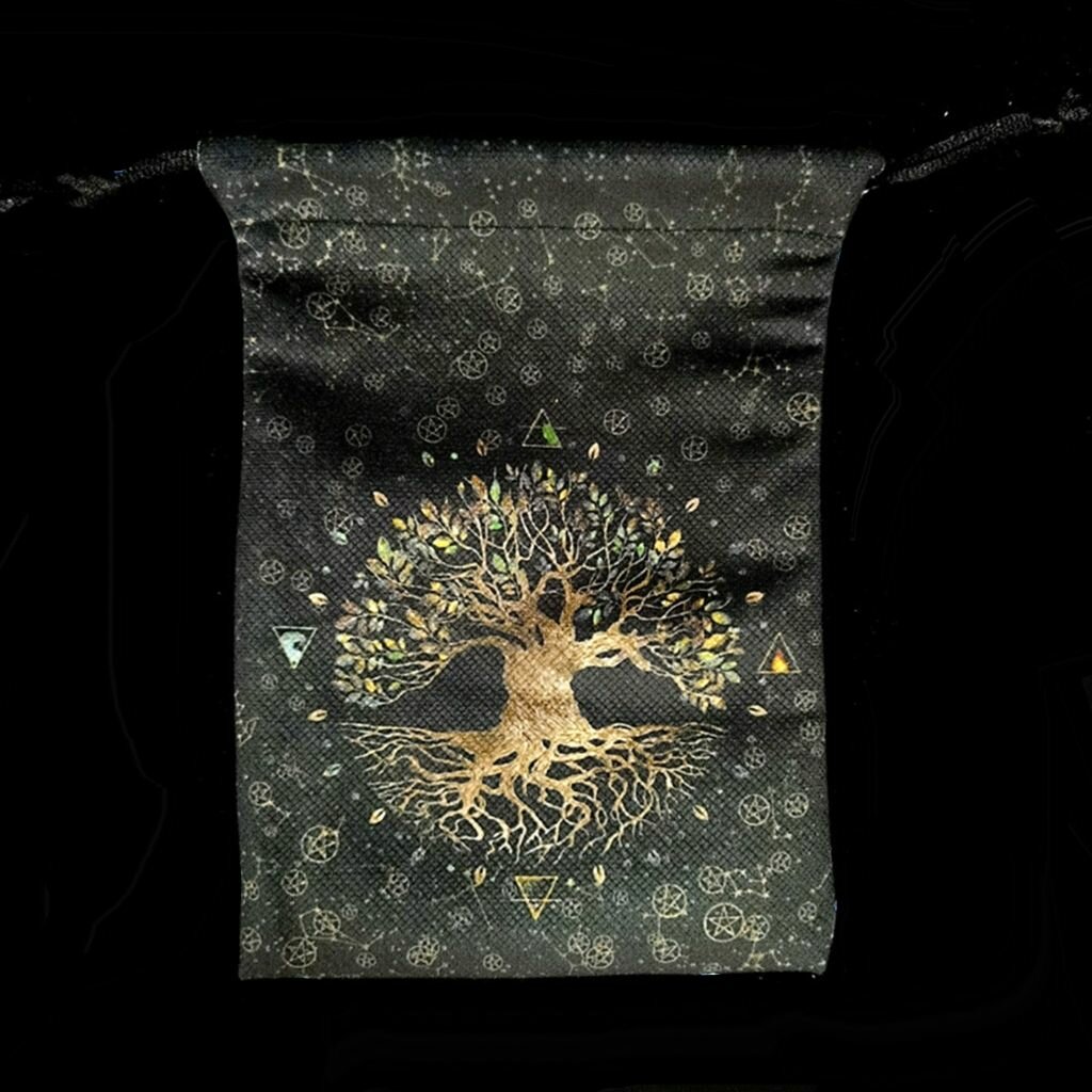 Сумка таро 5 x 7 -дюймовые шнурки для подарка