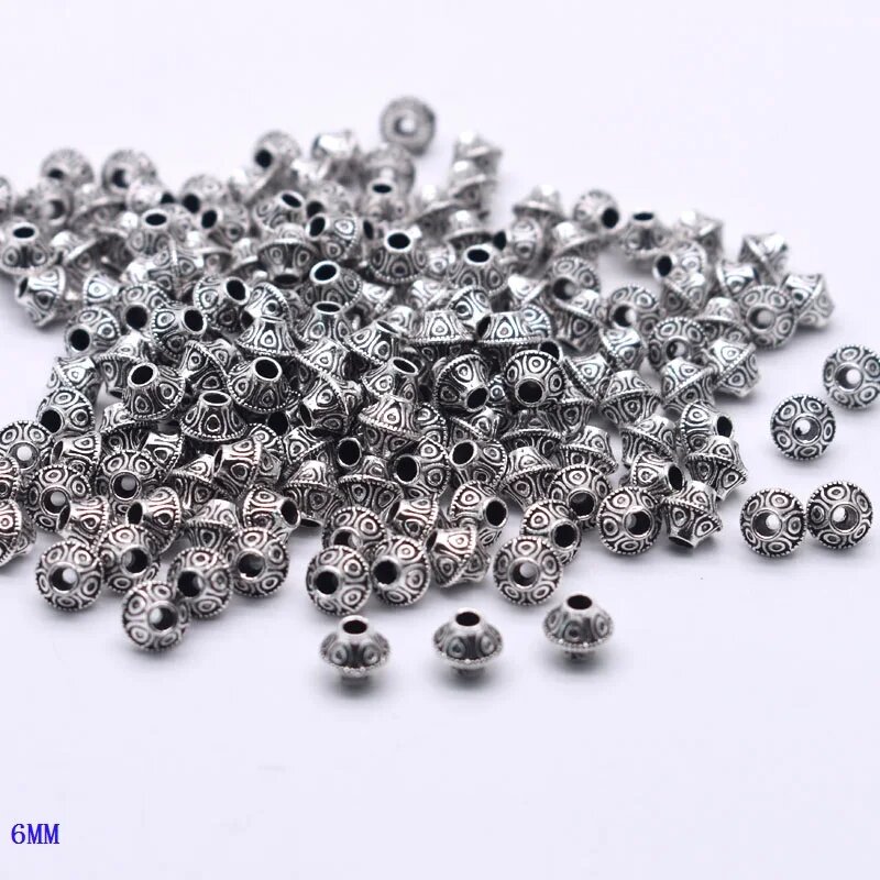 Бусины-разделители YanQi античное серебро 20/50 шт. HJ36-20pcs