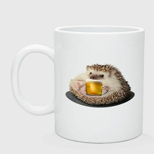 Пивной ёжик Керамическая кружка
