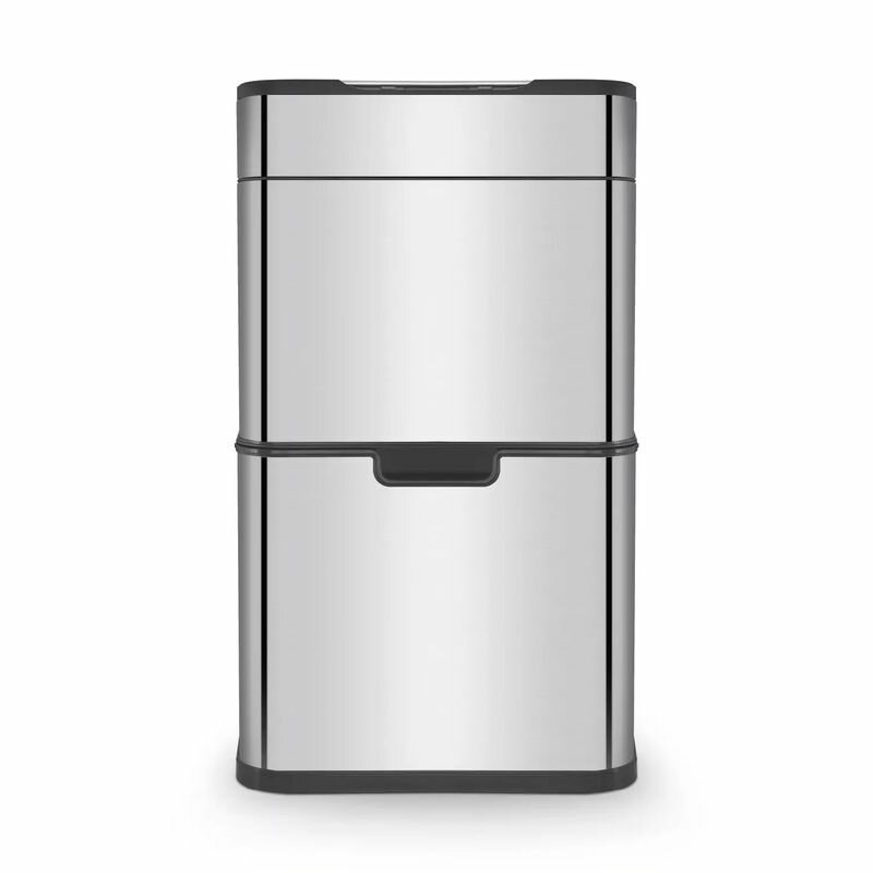 Контейнер для мусора Tower Ozone Recycling Sensor, 50л, серебристый