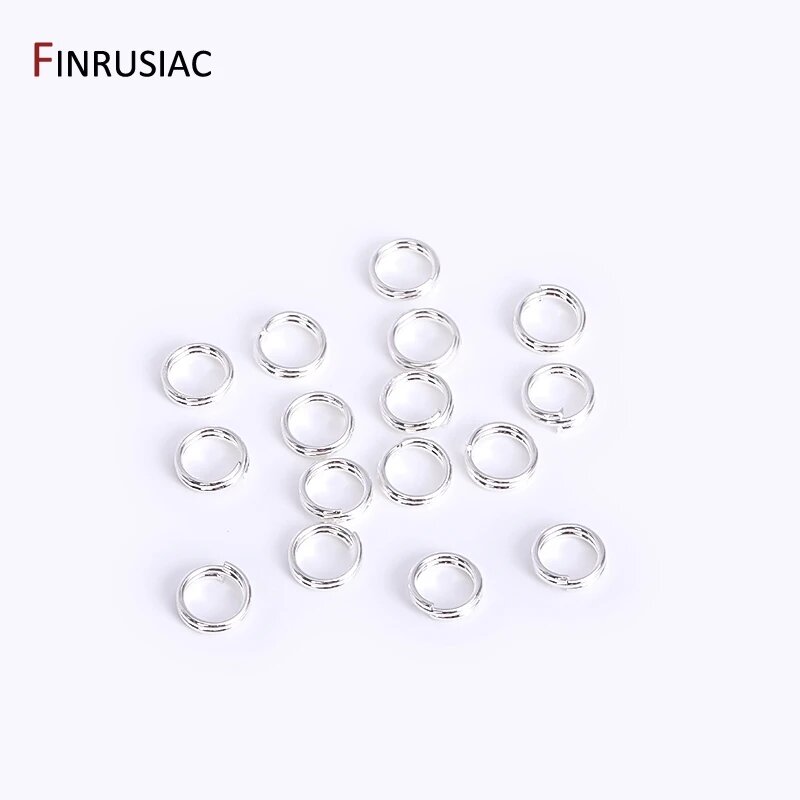 FINRUSIAC 18К позолоченные латунные двойные петли кольца для ювелирных изделий