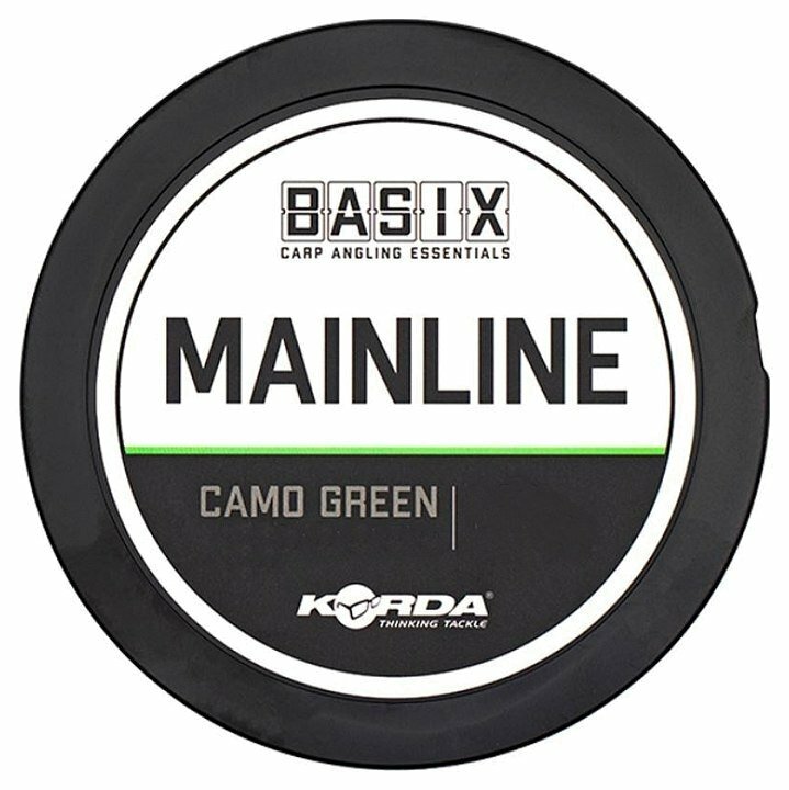 Korda Basix Main Line camo green 1000м, 0,4мм, 15lb - монофиламентная леска