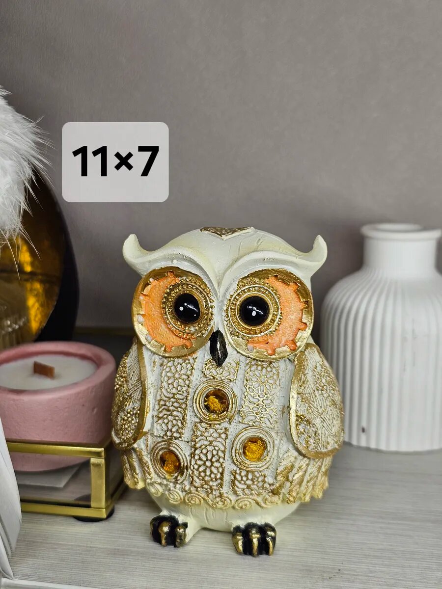 Статуэтка фигурка сова 11×7 для интерьера
