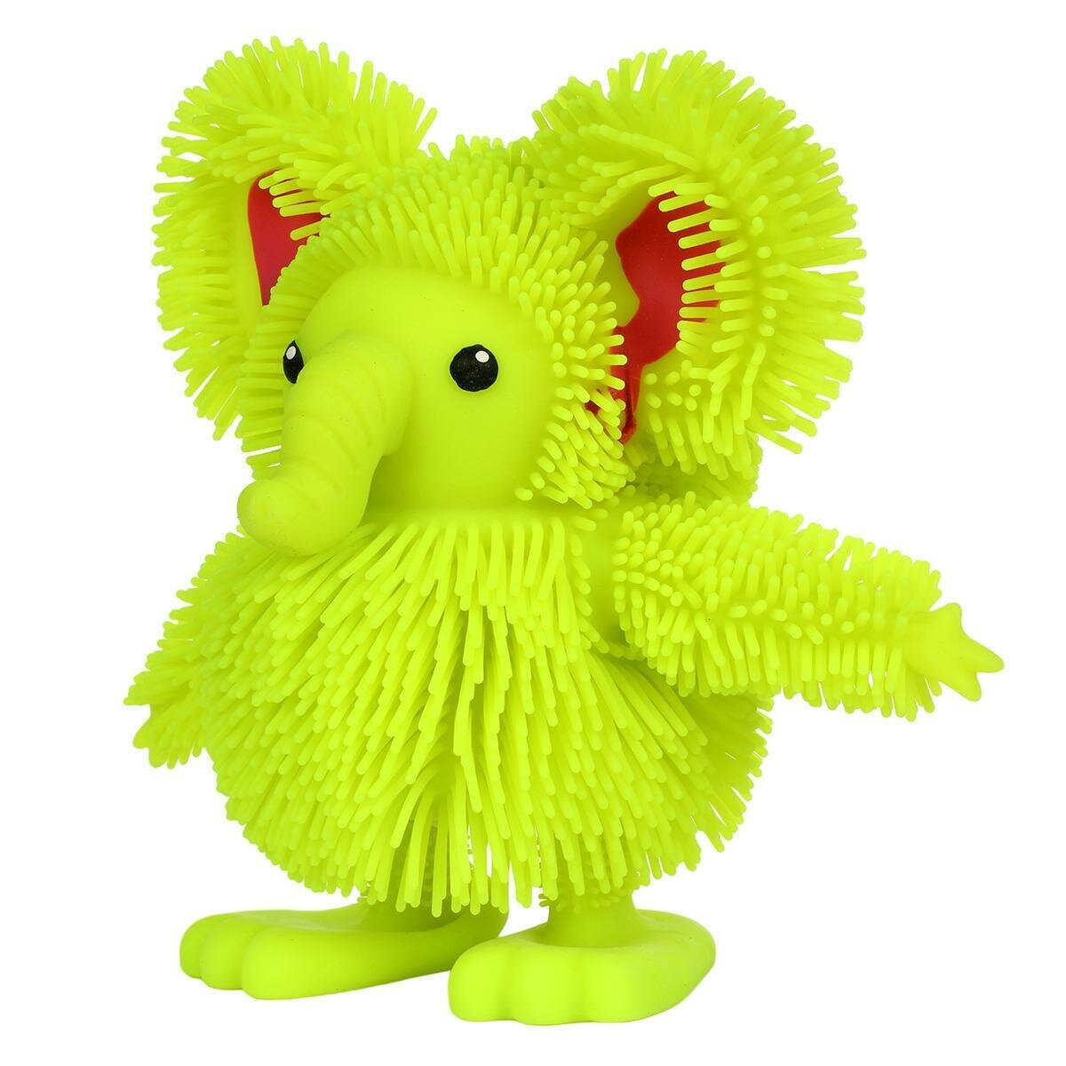 Мягкая игрушка-слон «Jiggly Pets», интерактивная, ходит и издает звуки, 18 см, полимерные материалы, зеленый/голубой