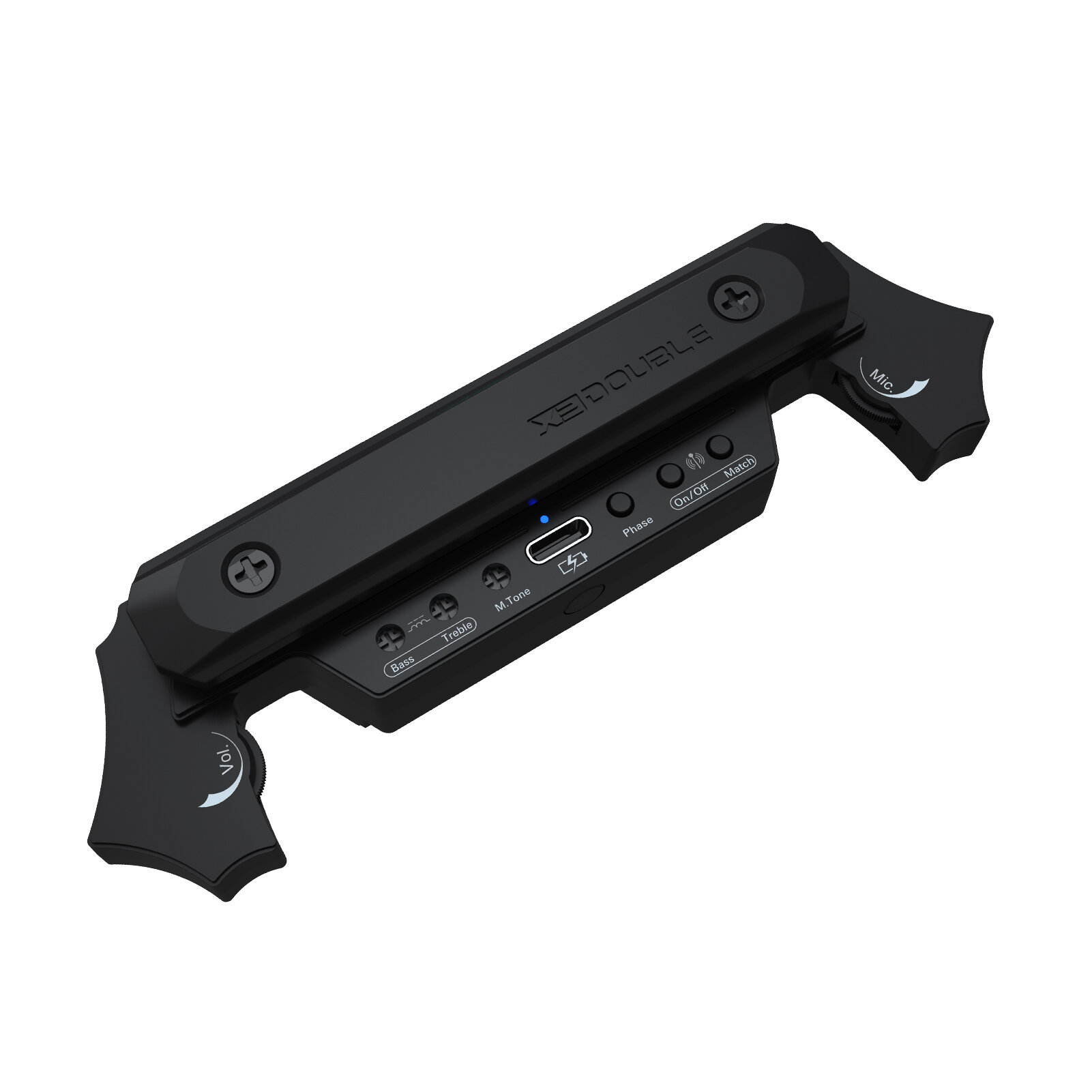 Беспроводная гитарная система 4 канала перезаряжаемый аудио беспроводной передатчик-приемник для бас-гитары