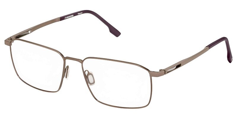 Оправа Rodenstock R7154 D, для мужчин, серая, прямоугольная, металлическая