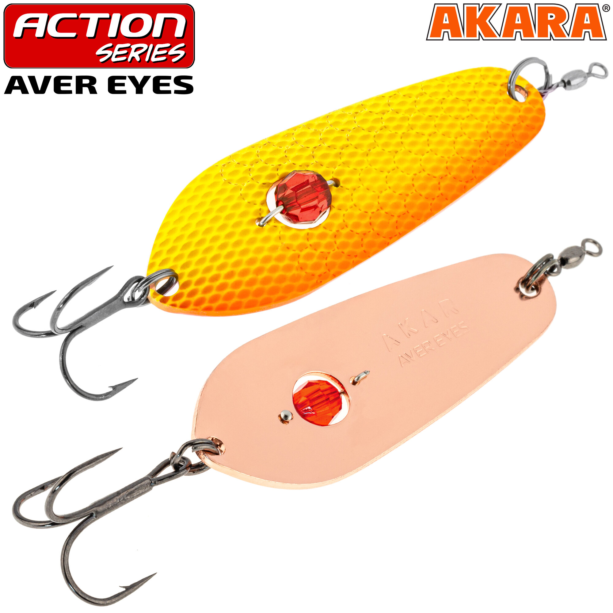 Блесна колеб. Akara Action Series Aver Eyes 90 21 гр. AK2/Cu