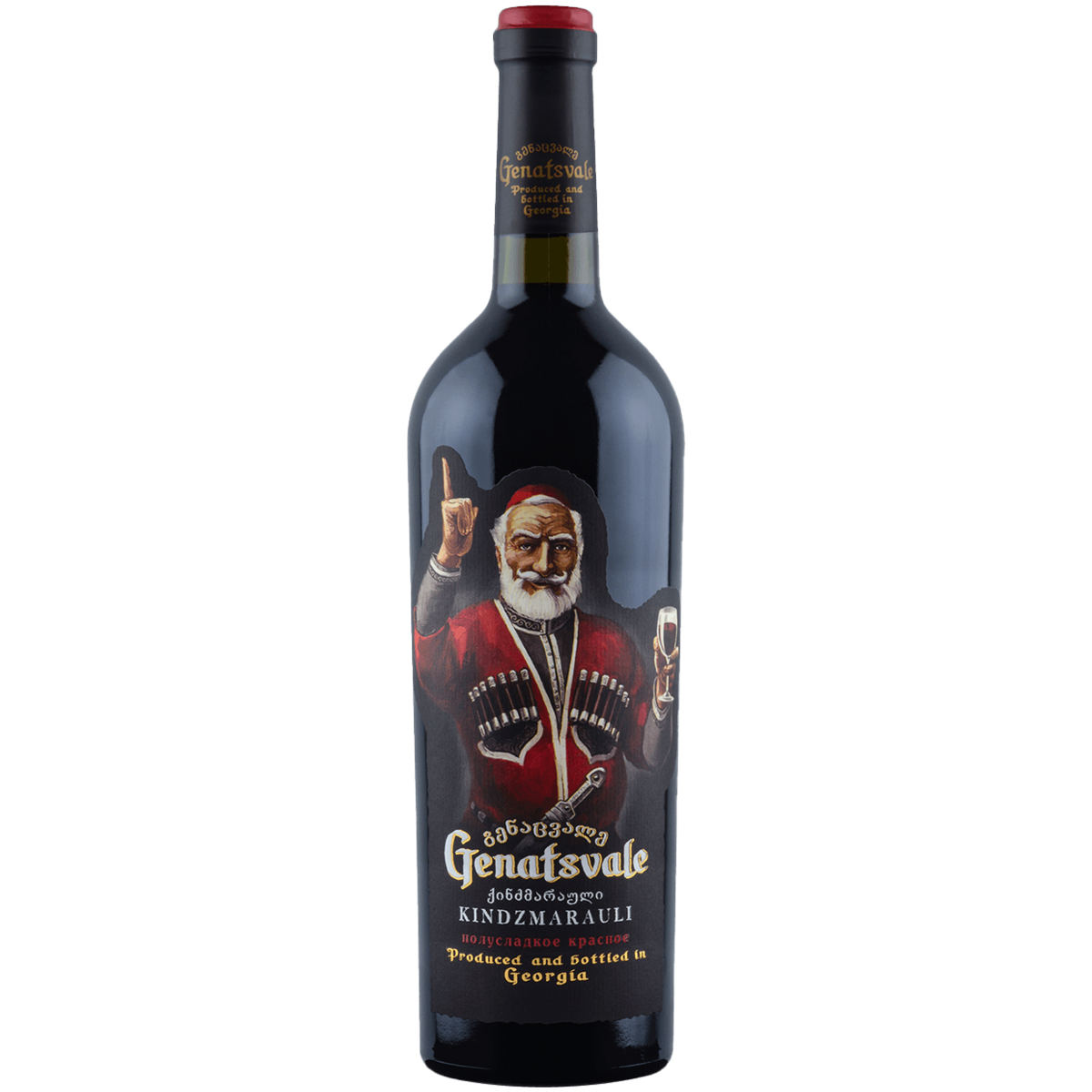 Вино Genatsvale Kindzmarauli красное полусладкое 0,75 л