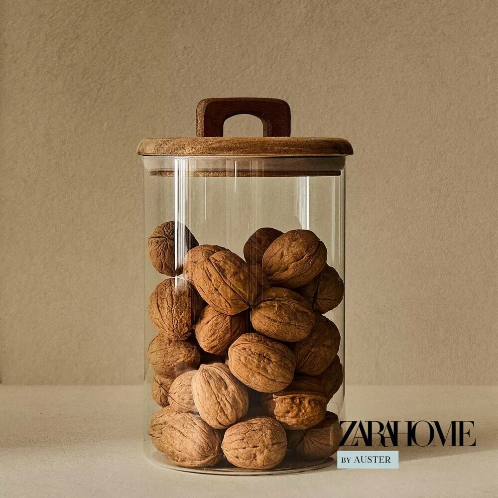 ZARA HOME Банка для продуктов универсальная "LARGE WIDE STORAGE JAR", 2580 мл, 1 шт