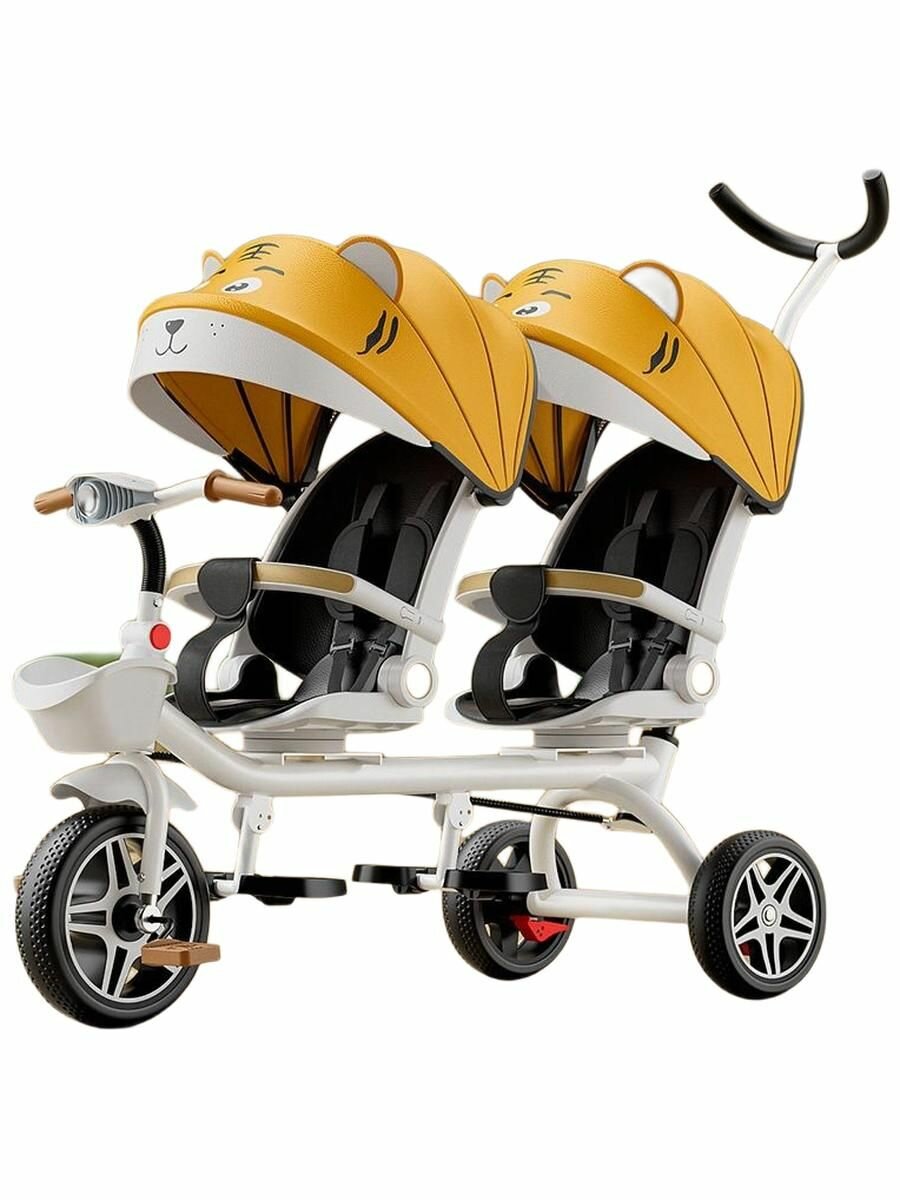 Двойная тележка, детское вращающееся сиденье, регулируемое детское автокресло