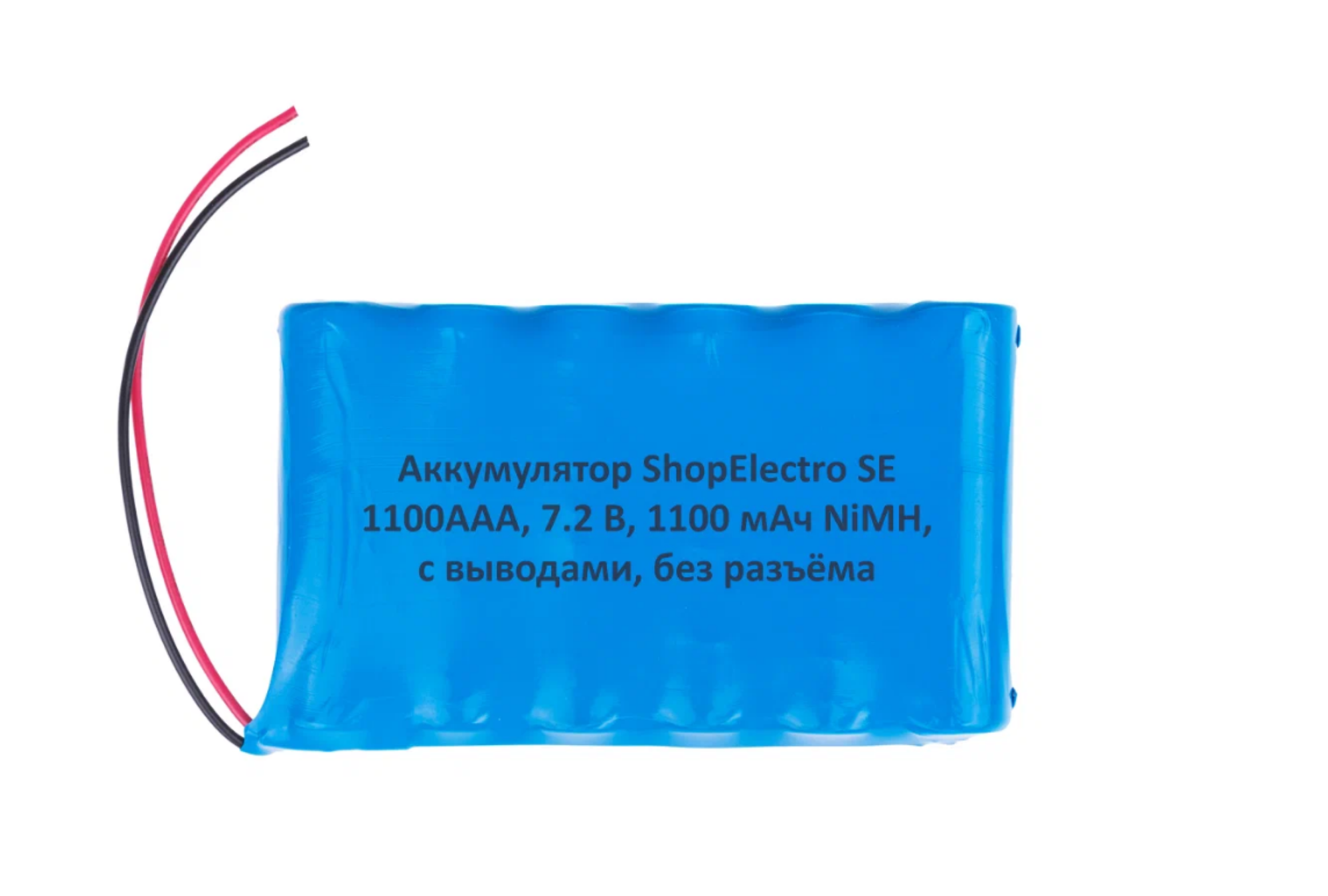 Аккумулятор ShopElectro SE1100ААА, 7.2 В, 1100 мАч/ 7.2 V, 1100 mAh, NiMH, с выводами, без разъёма (1)
