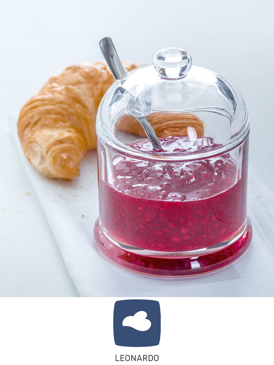 Емкость для джема Leonardo Delight 250 мл, диаметр 10 см, стекло