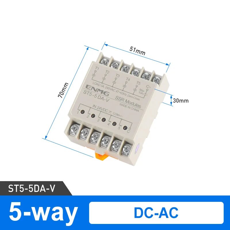 Оптически изолированное реле ENMG ST8P-10DA-N 24В