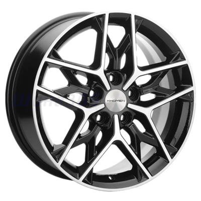 Литой колесный диск Khomen Wheels KHW1709 (Besturn X40) 7x17/5x114,3 ET40 D57,1 Black-FP